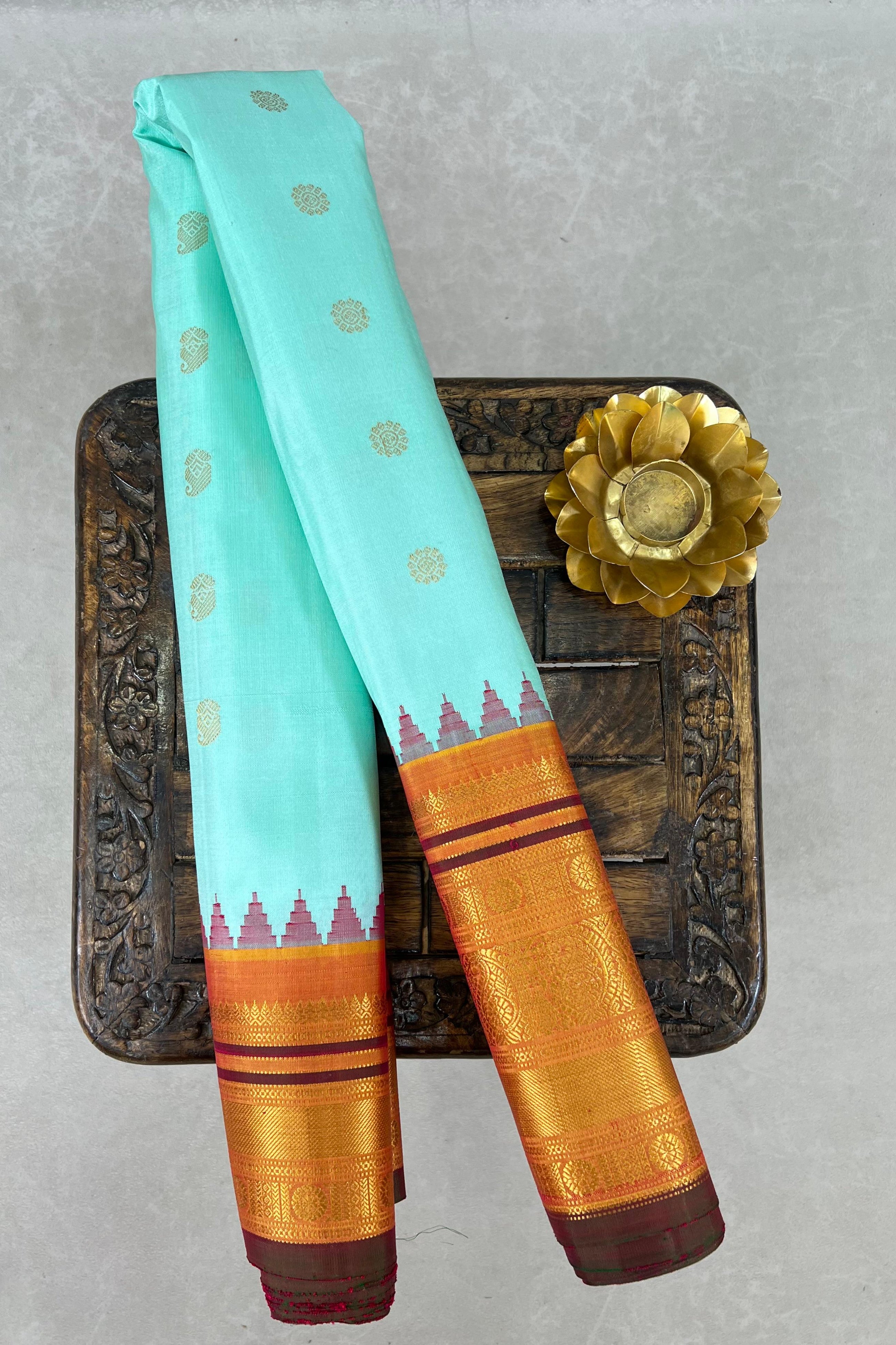 GADWAL PURE SILK HANDLOOM SAREE – Gadwal Weavers Society